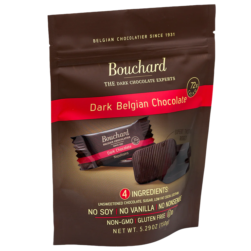 Belgian Dark Chocolate Combo Pack - 5.29 OZ (150g) (4 Pack) – Bouchard ...
