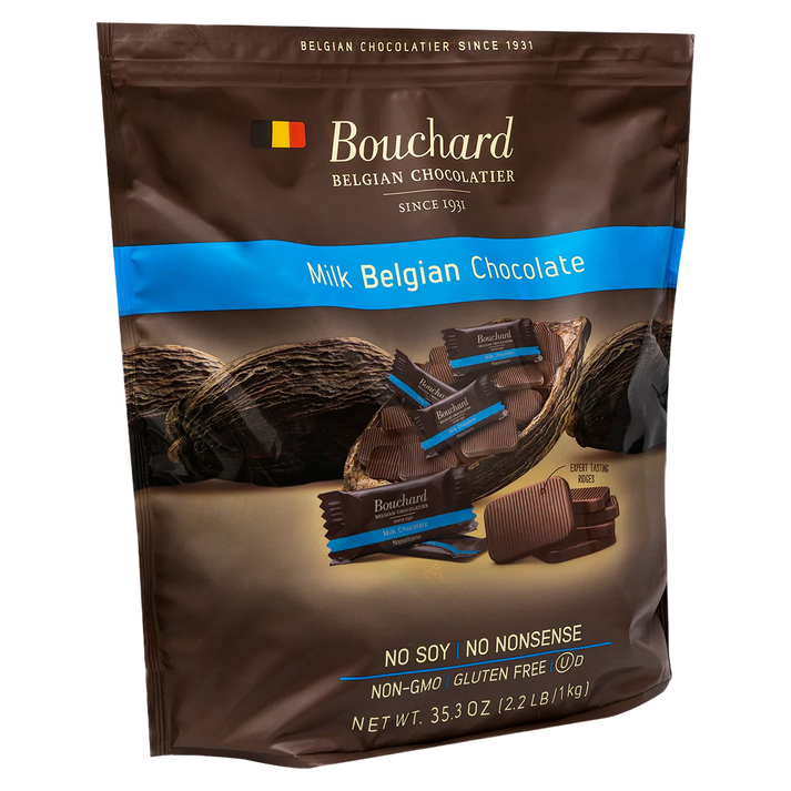 Belgian Milk Chocolate Napolitains 35.3 OZ (2.2 LB/1KG) – Bouchard ...